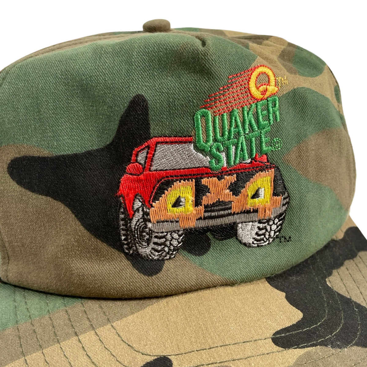 90’s Quaker State 4x4 Camo Hat – Fantasy Explosion