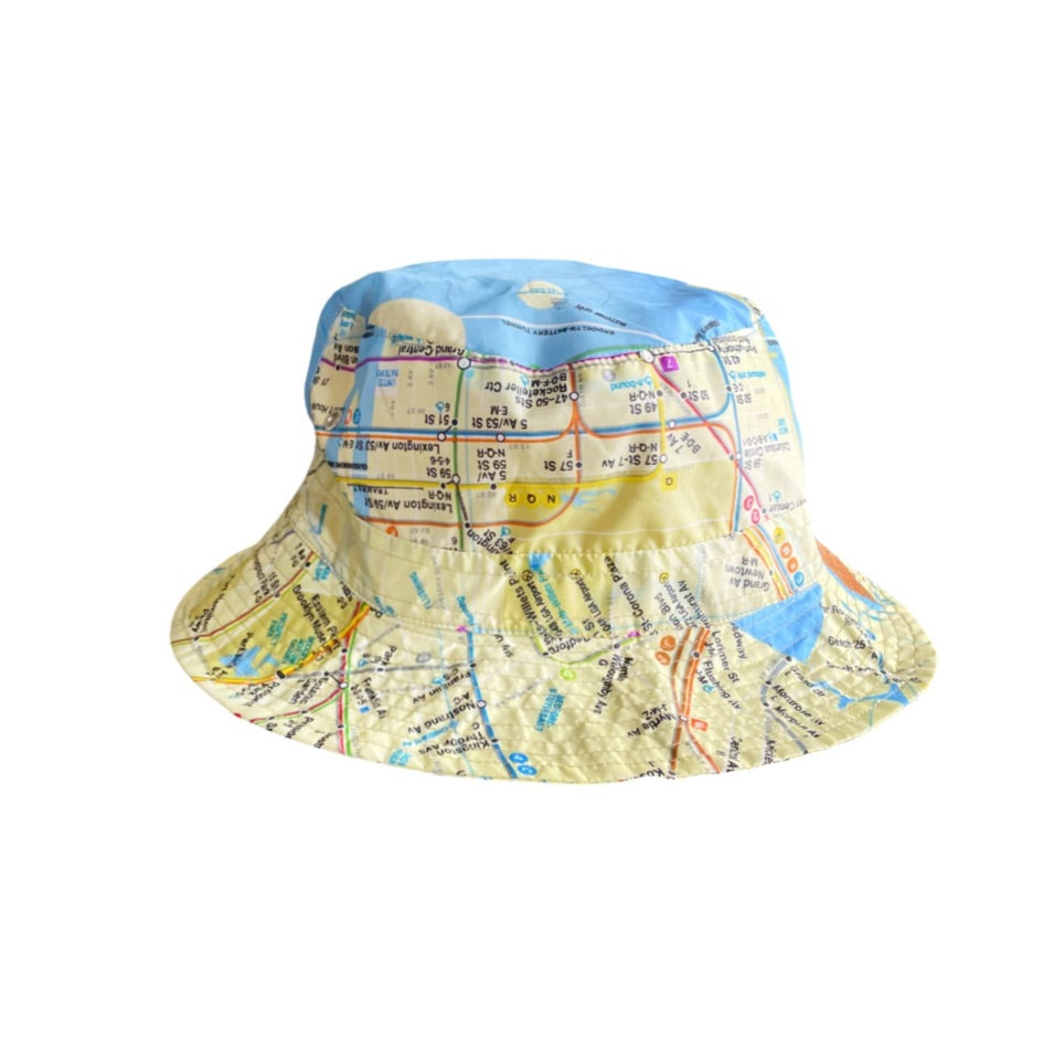 Vintage MTA Map Bucket Hat – Fantasy Explosion